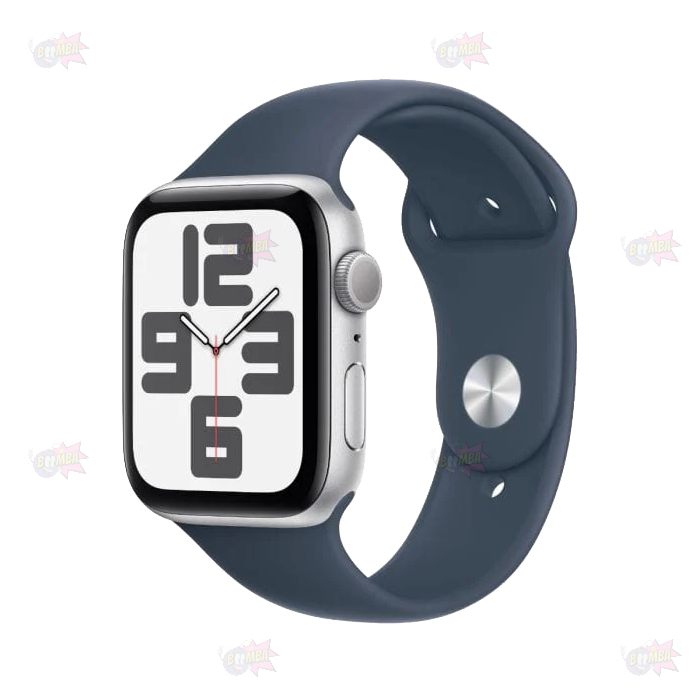 Apple Watch SE (2a gen) GPS 44mm Alluminio Silver - Cinturino Blu ...